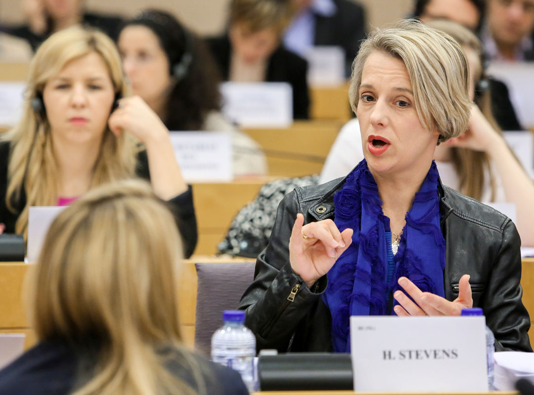 Helga Stevens, candidate for President of the European Parliament ...